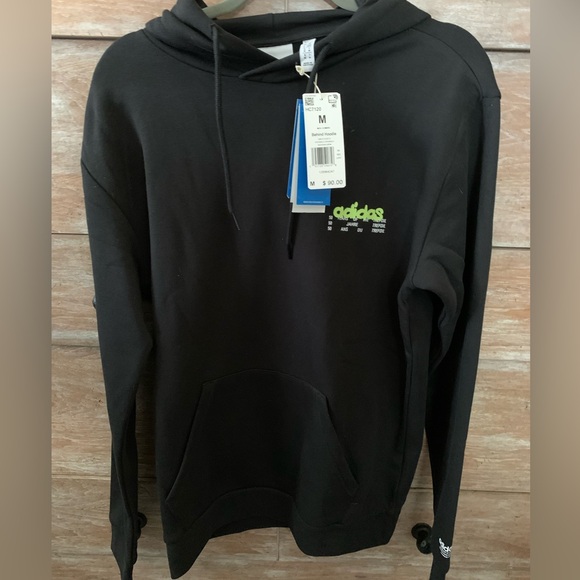 adidas | Shirts | Nwt Adidas Trefoil Logo Spray Paint Design Black ...